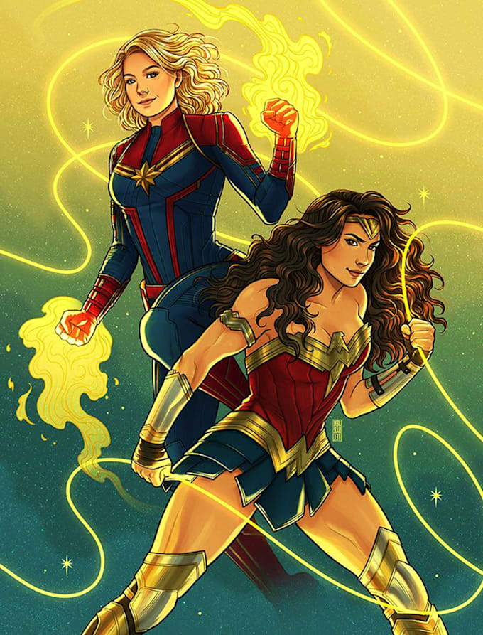 Draw comic book and custom illustration by Mlafadita | Fiverr