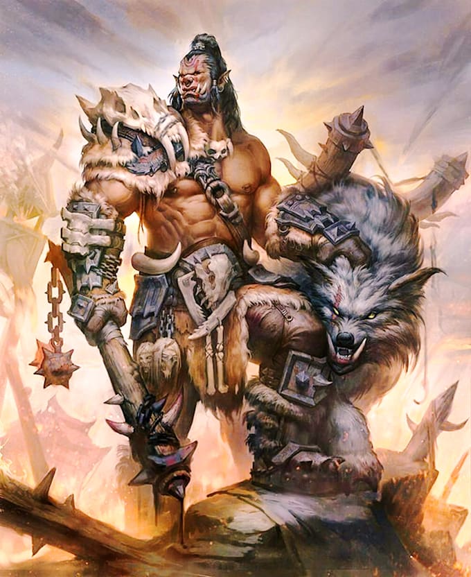 Make a new dnd character art for you by Futaakolshi | Fiverr