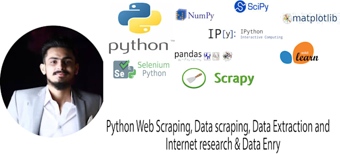 Python Web Scraping Data Extraction And Internet Research Data Entry