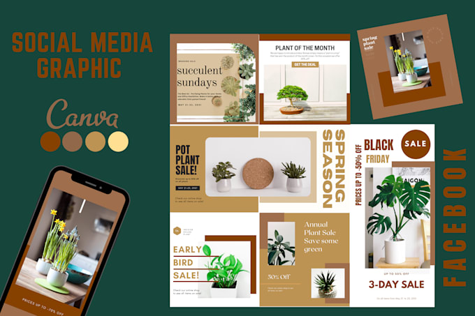 Create beautiful graphic design or template for you in canva by ...