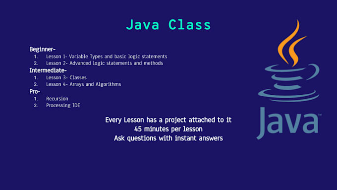 Teach you java programming by Newlifestudios | Fiverr