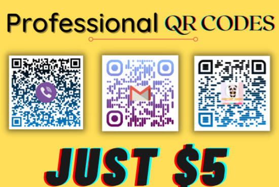 Do stunning qr code for you by Techgamerswapni | Fiverr