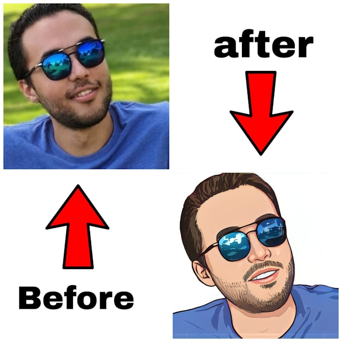 Draw cartoon pictures and remove background from image by Loayosama111 ...