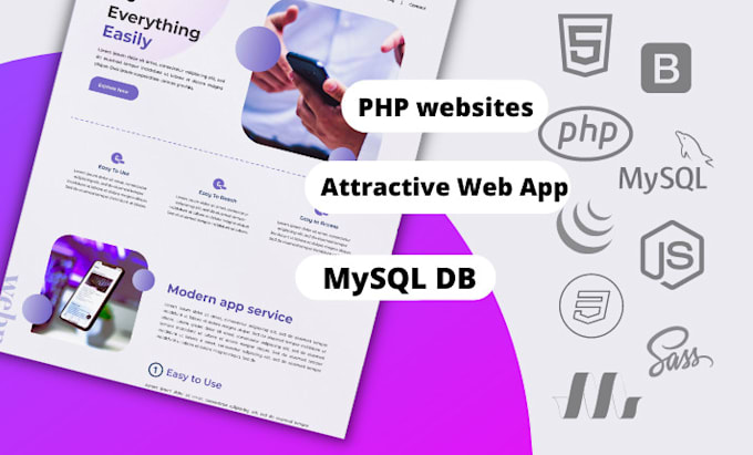Develop catchy php websites mysql db attractive web app by ... Develop catchy php websites mysql db attractive web app by ...