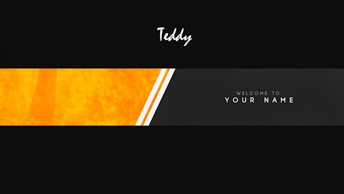 Design a minimalist youtube banner art within 24 hours by Teddyw2000 ...