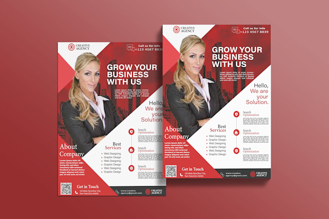 Do flyer design canvas by Shewlyjuti008 | Fiverr