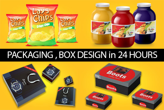 Packaging, kraft box, label design by Inputoutputgfx | Fiverr