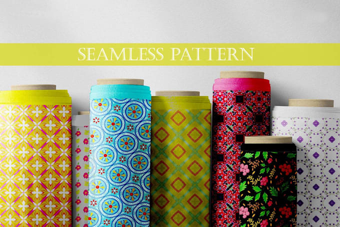 Design creative repeat patterns for your products by Rayyabhussain | Fiverr
