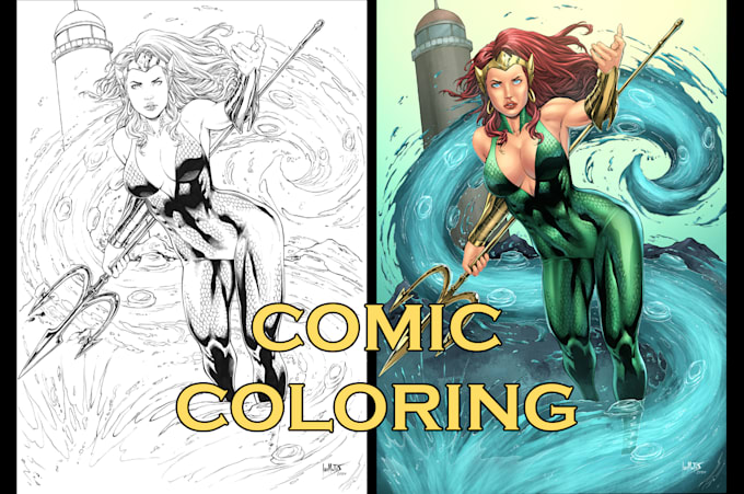 how to color comics digitally