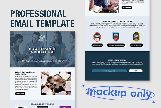 Design creative and professional email mockup only by Designwithlove ...