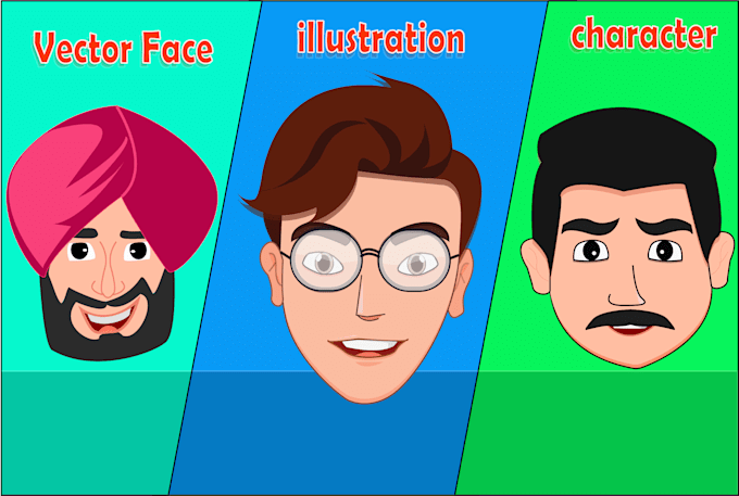 Design a cartoon character , vector logo and digital art by Ridifyart ...