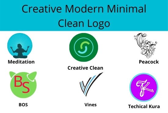 Design creative modern minimal, clean logo in your choice by ...