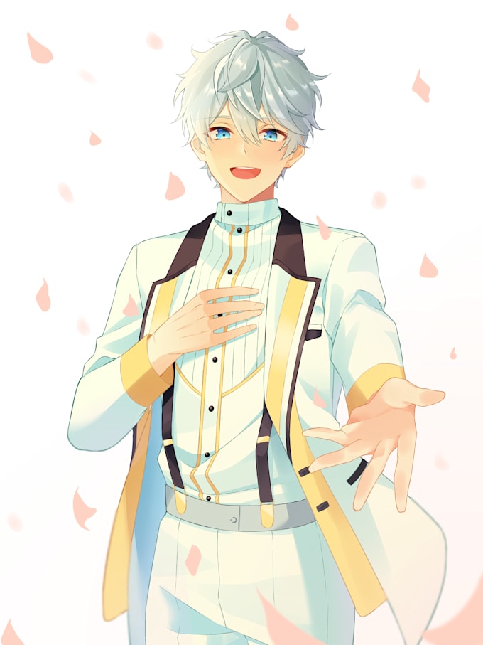 Draw male anime art for you by Yamize0_ | Fiverr