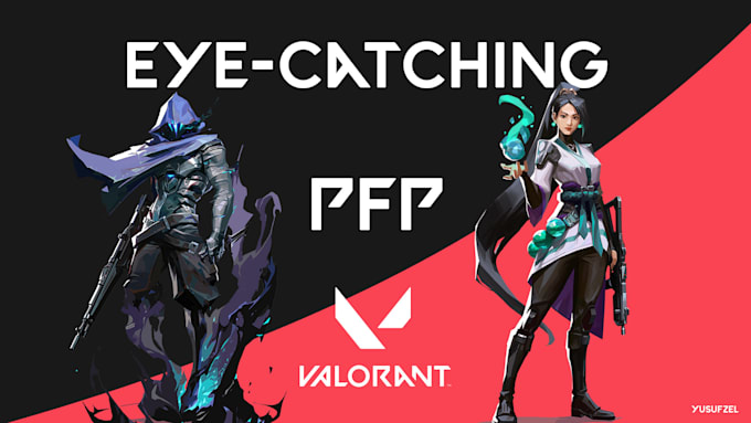 Eye catching valorant profile picture by Yusufzel | Fiverr