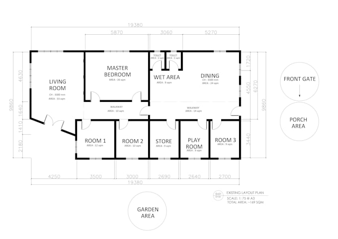 Produce any 2d autocad drawing by Quotestruct | Fiverr
