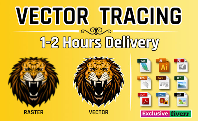 Do manual vector tracing recreate, remake, vectorize your logo by Mdzihadhossain | Fiverr