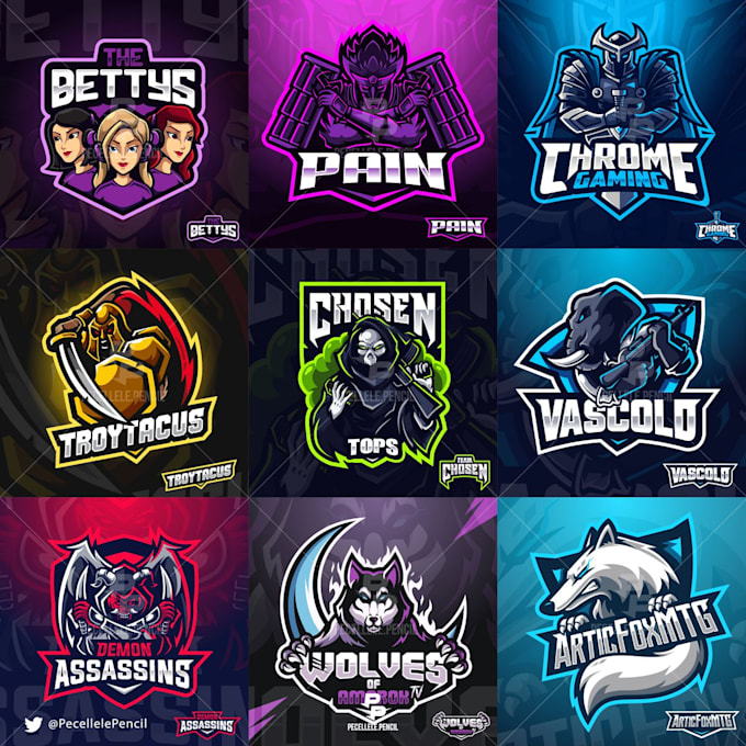 Cool gaming logo for youtube and all social media platforms by Tony ...