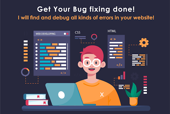 Find errors and debug all bugs in html css and website by Uroojkayani ...