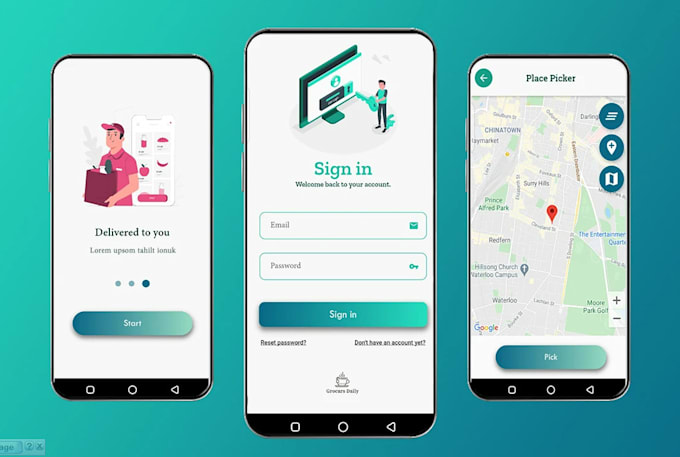 Create flutter ui and flutter firebase app by Kremchtyounes | Fiverr