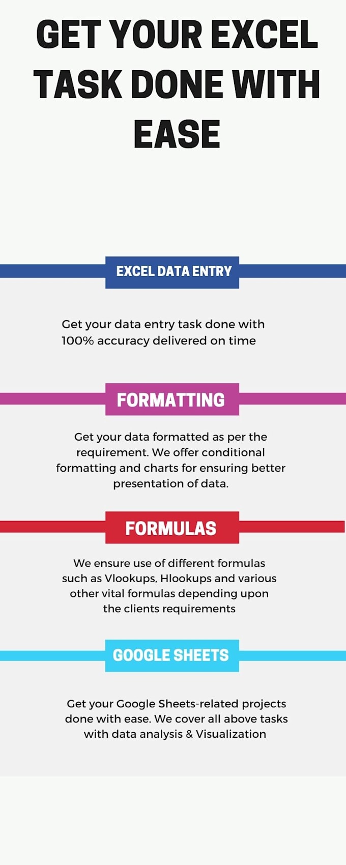Get your virtual assistant for excel and google sheets by Sumittodi ...