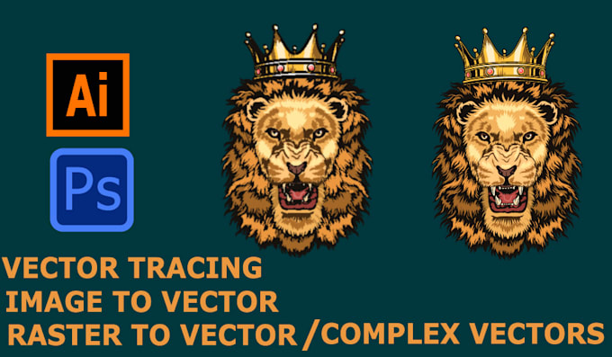 Do manual vector tracing, complex vectors, redraw logo,image by Notamna ...