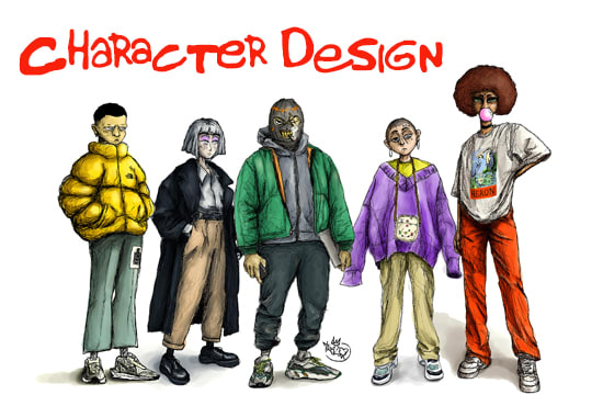Full body character design by Mathiasgettig | Fiverr