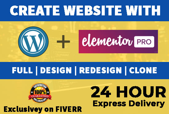 Design or redesign responsive wordpress website with elementor pro by ...