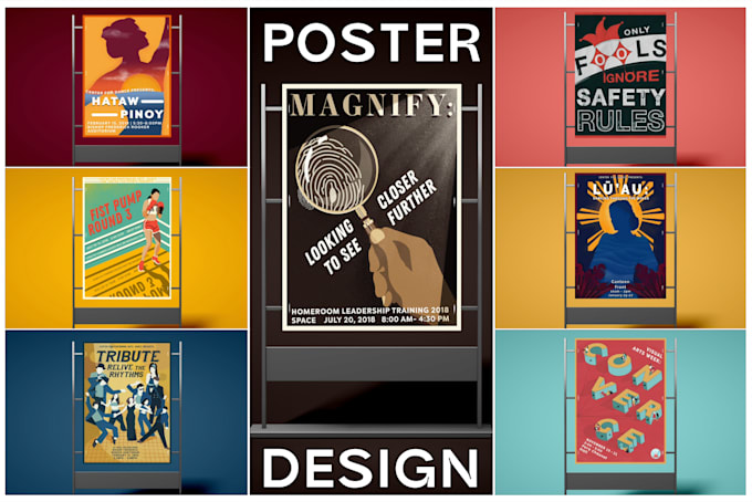 Design you a beautiful and unique poster by Pgamallo | Fiverr