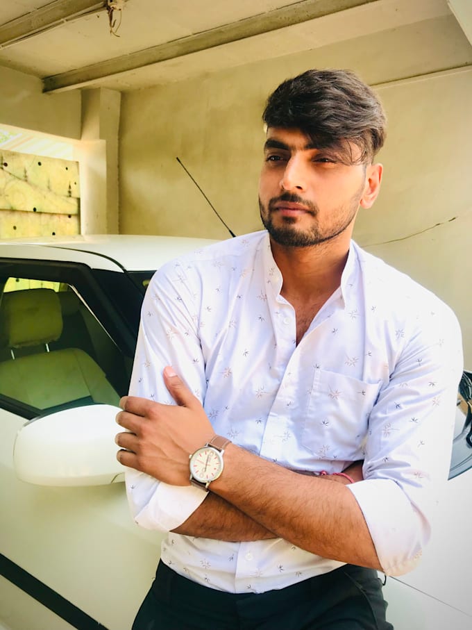 Be your male model photoshoot for your product by Pankajchokan | Fiverr