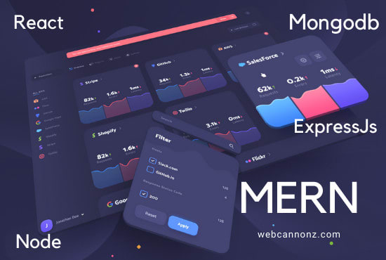 Build, develop and fix mern stack web apps by Webcannonz | Fiverr Build, develop and fix mern stack web apps by Webcannonz | Fiverr