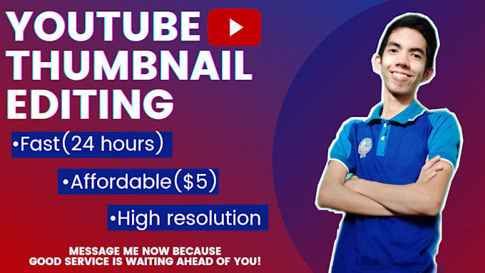 Design eye catching youtube thumbnail within 24 hours by Jomar_mendoza | Fiverr
