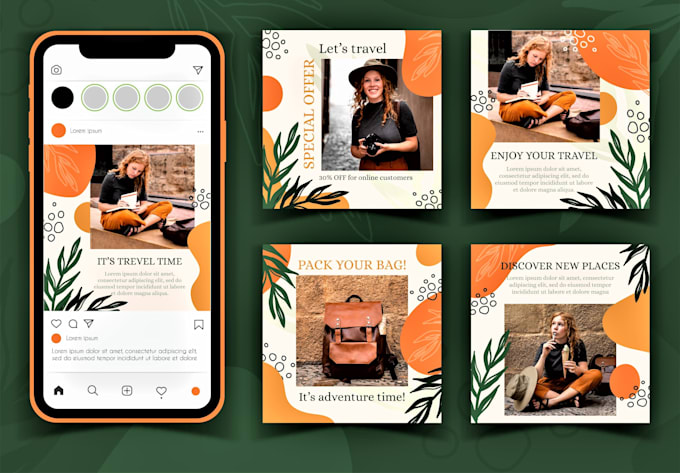 Design social media posts , canva templates for your brand by ...