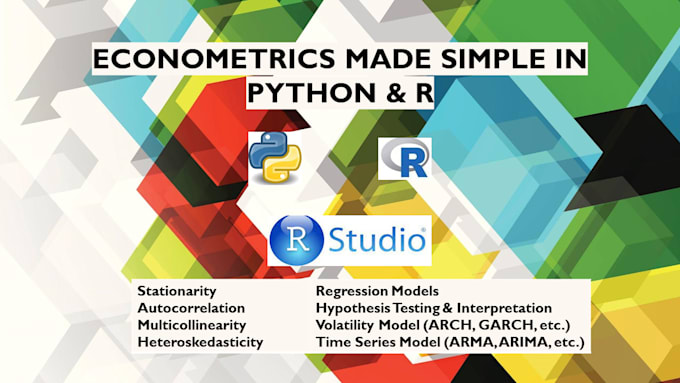 Complete econometrics in python and r by Eoantiri | Fiverr