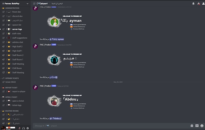 Design your discord banners, role ,bot , icons by Bendaoudkhalil | Fiverr