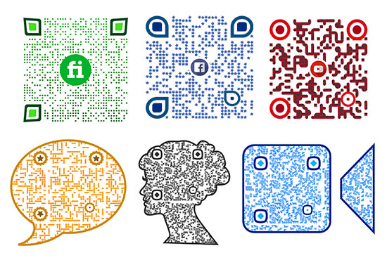 Make an eye catchy custom qr code design with your logo by Sonartori20 ...