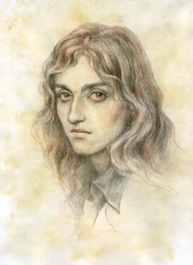 Draw unique realistic portrait by Telion_gall | Fiverr