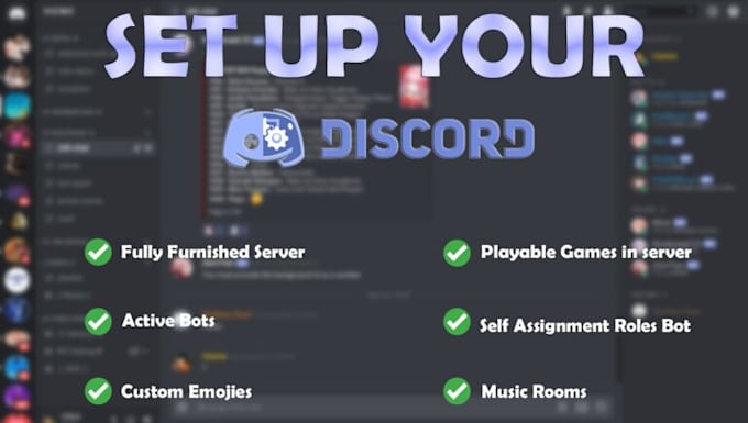 Setup discord server and add an custom bot by Palacinka626 | Fiverr