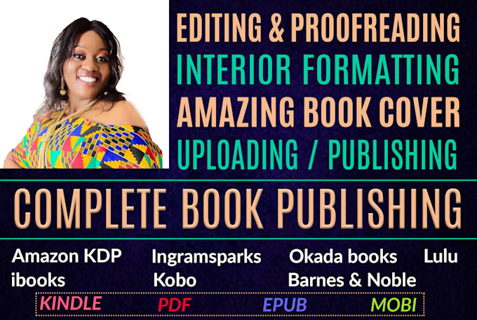 Prepare, format and publish your book by Ace_publishers | Fiverr