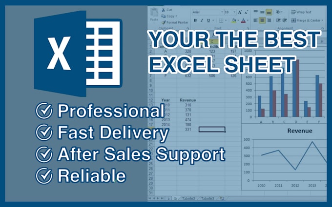 Create excel sheet, chart, macros, formulas, forms by Birtuss | Fiverr