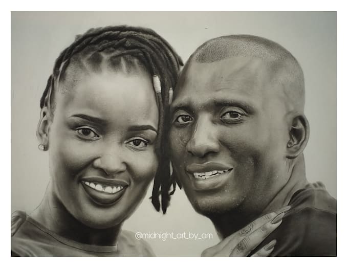 Draw amazing portraits for you and your loved ones by Midnightart310 ...