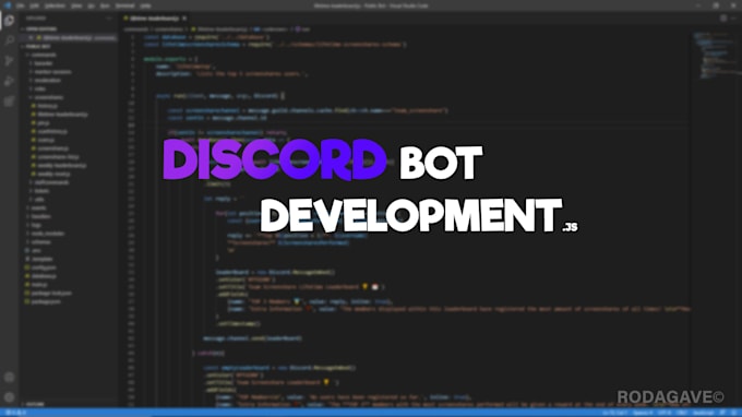 Develop a fully customized discord bot by Rodagave115 | Fiverr
