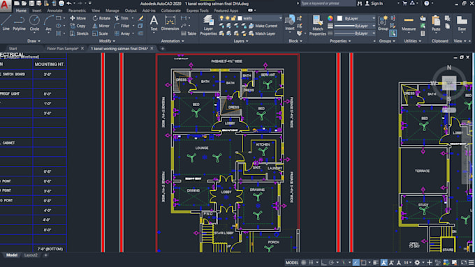 Autocad 2d drawing every kind by Umerusman05 | Fiverr