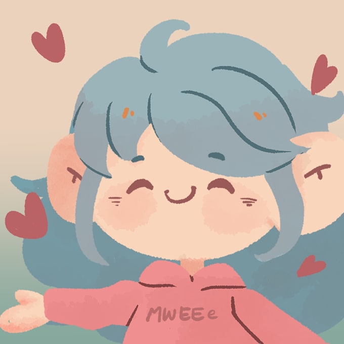 Make chibi for your profile by Bluechoux | Fiverr