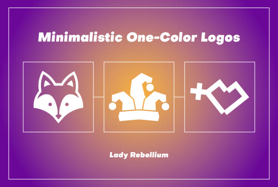 Design a one color logo by Ladyrebellium | Fiverr