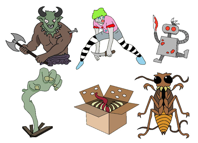 Design and create your rpg enemies by Ff_media | Fiverr