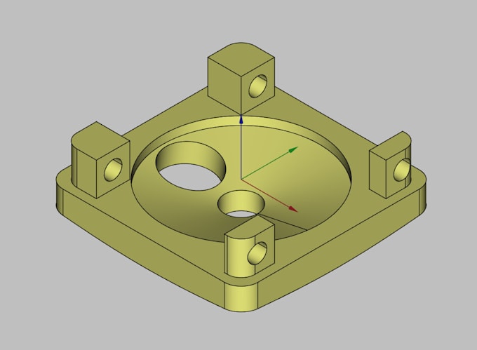 Create a 3d model of a part or multiple parts combined in freecad or ...