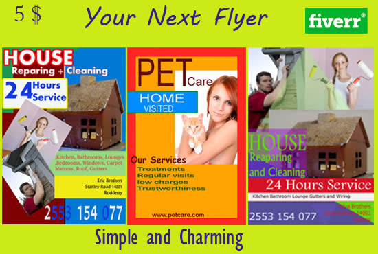 Design impressive promotional flyer designs for you by Prifiv1976001 ...