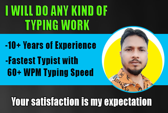 Do fast typing job of 100 pages within 24 hours by Lehosrana360 | Fiverr