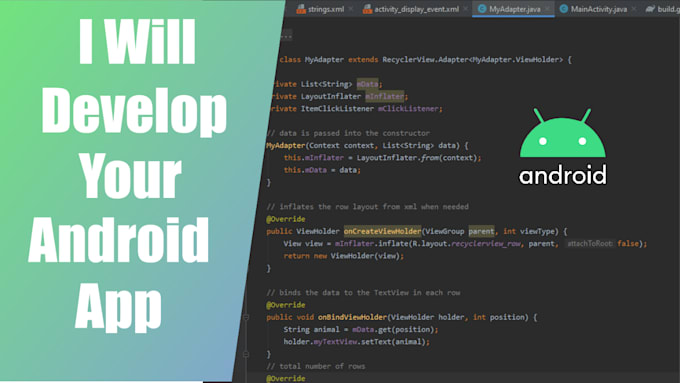 Develop your android app by Brunovaranda | Fiverr