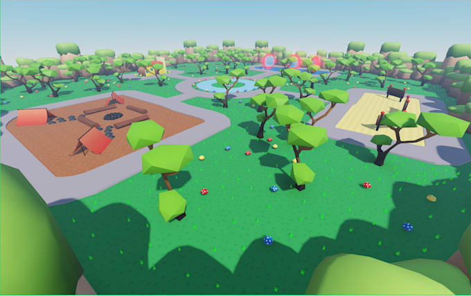 Create a low poly roblox map by Xaviercosijns | Fiverr